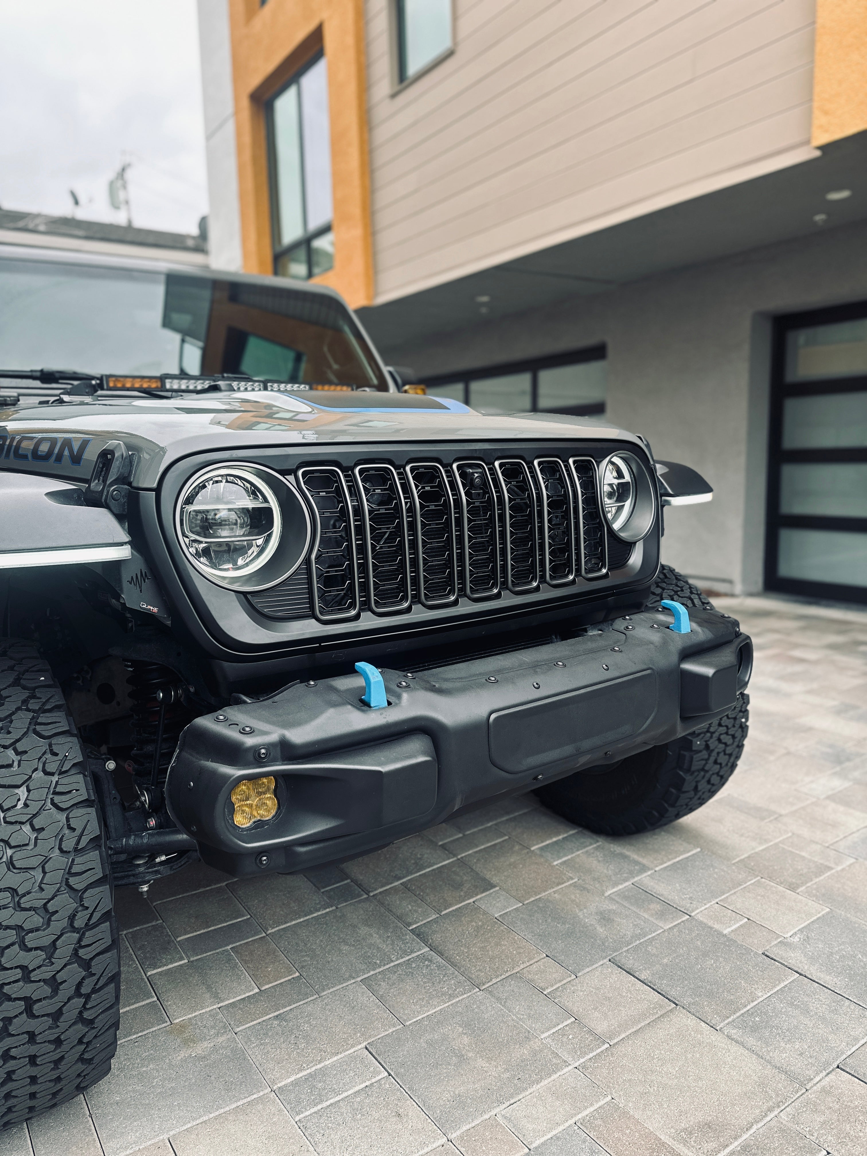 2024 Jeep JL JT Grille v3 - Matt Black – Yotto Overland