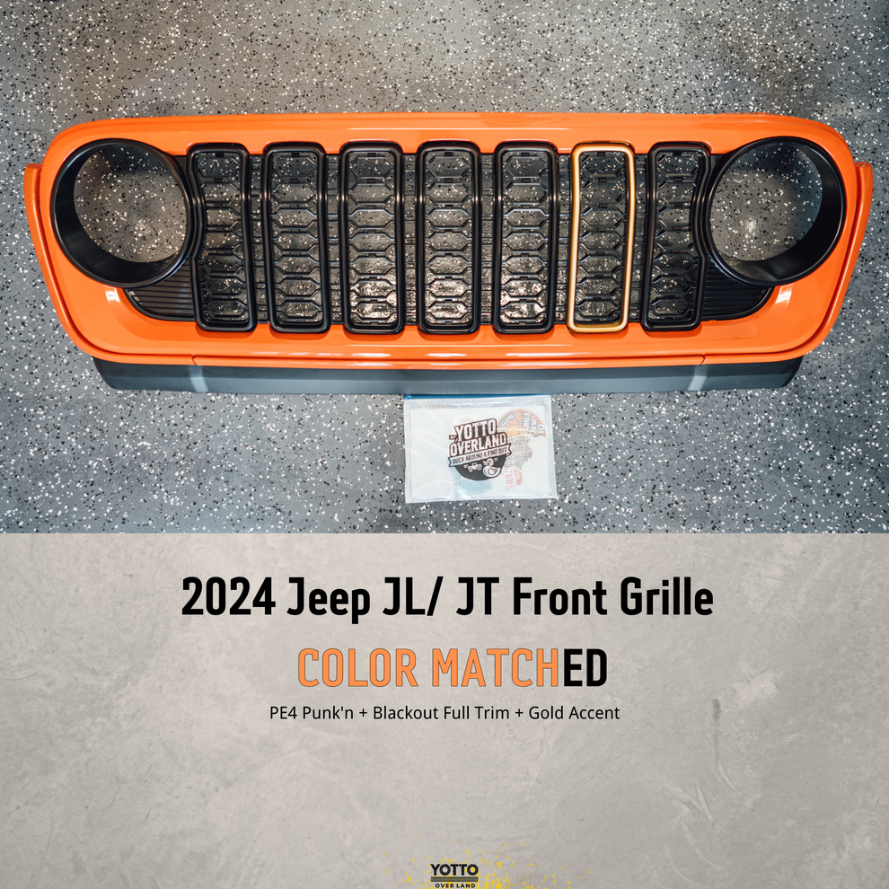 2024 Jeep JL/JT Grilles - OEM Color Matched – Yotto Overland