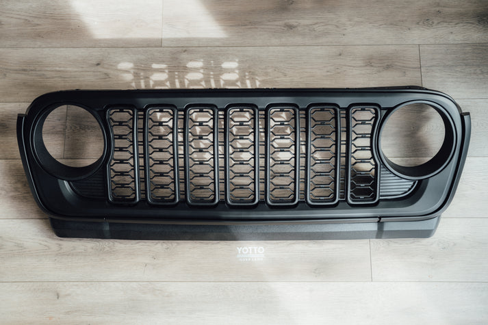 2024 Jeep JL JT Grille - Matt Black *Upgraded Version – Yotto Overland
