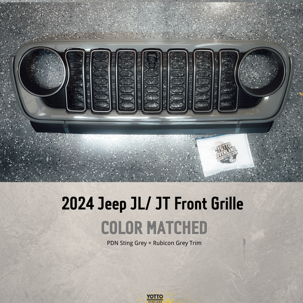2024 Jeep JL/JT Grilles - OEM Color Matched – Yotto Overland
